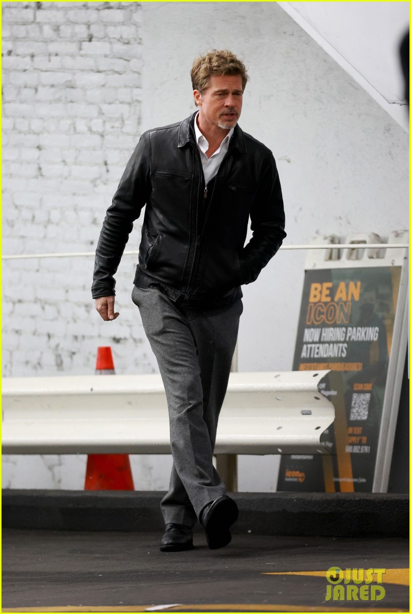 Brad Pitt & George Clooney Film Late-Night Scenes for 'Wolves' Thriller ...