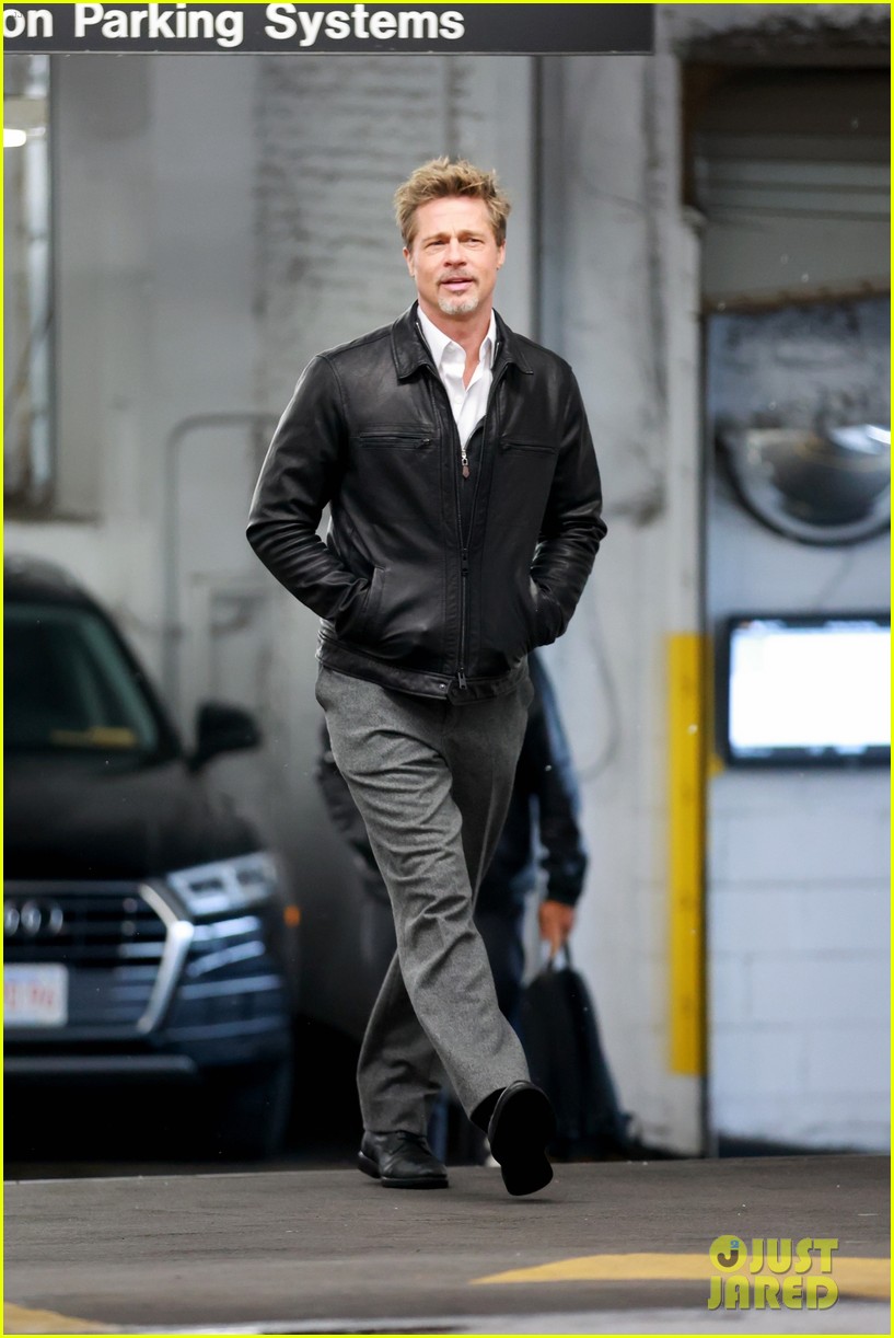 Brad Pitt & George Clooney Film Late-Night Scenes for 'Wolves' Thriller ...