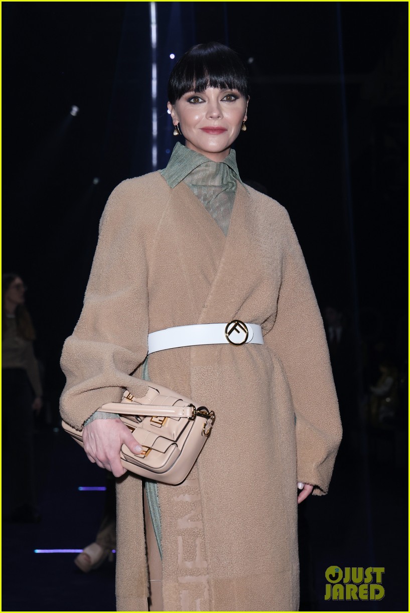 Christina Ricci Sits Front Row at Fendi Fashion Show with Husband Mark ...