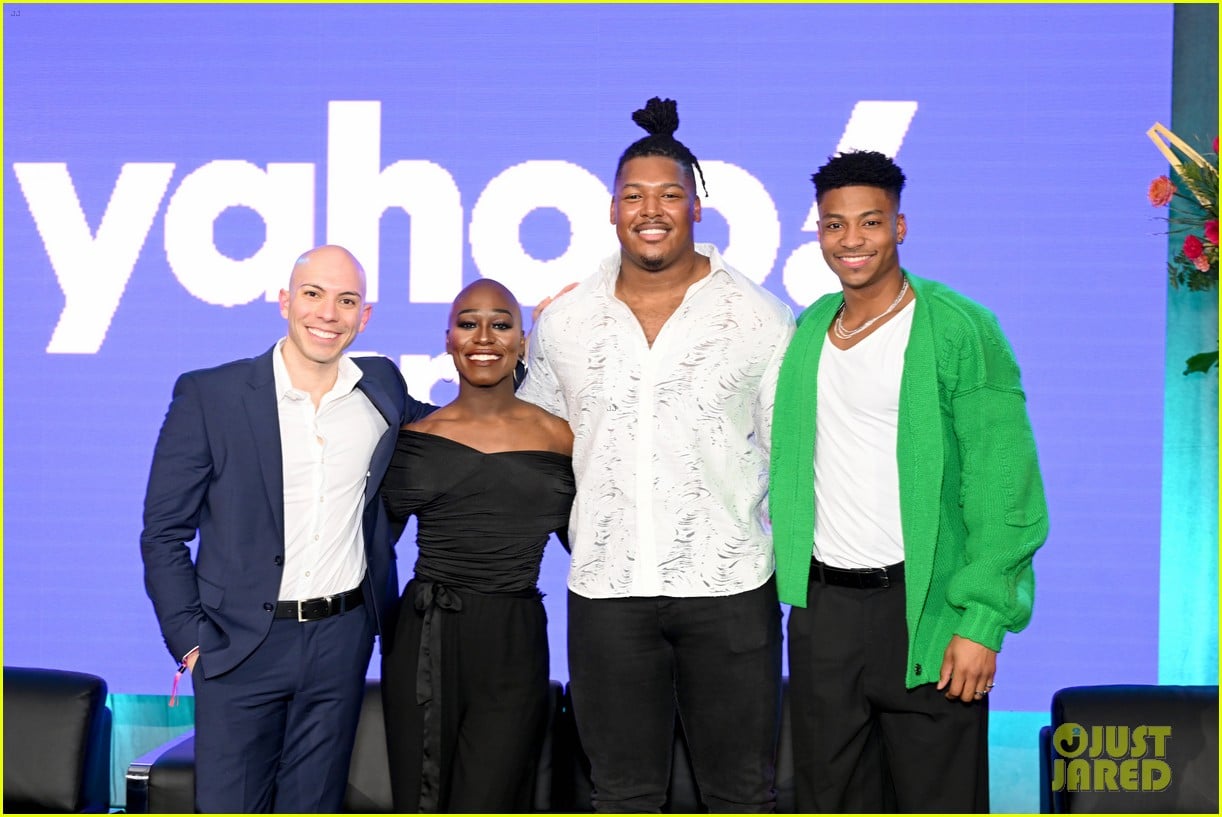 R.K. Russell & Boyfriend Corey O'Brien Couple at GLAAD & NFL Pride ...