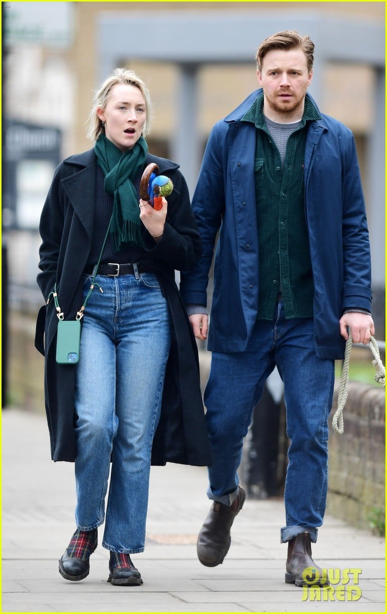 Saoirse Ronan Spotted with Longtime Boyfriend Jack Lowden While Walking ...