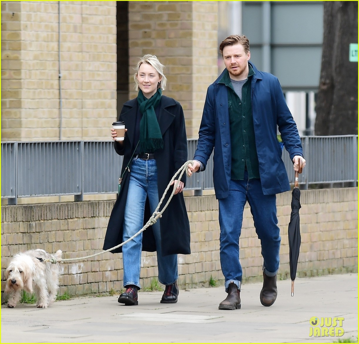 Saoirse Ronan Spotted with Longtime Boyfriend Jack Lowden While Walking ...