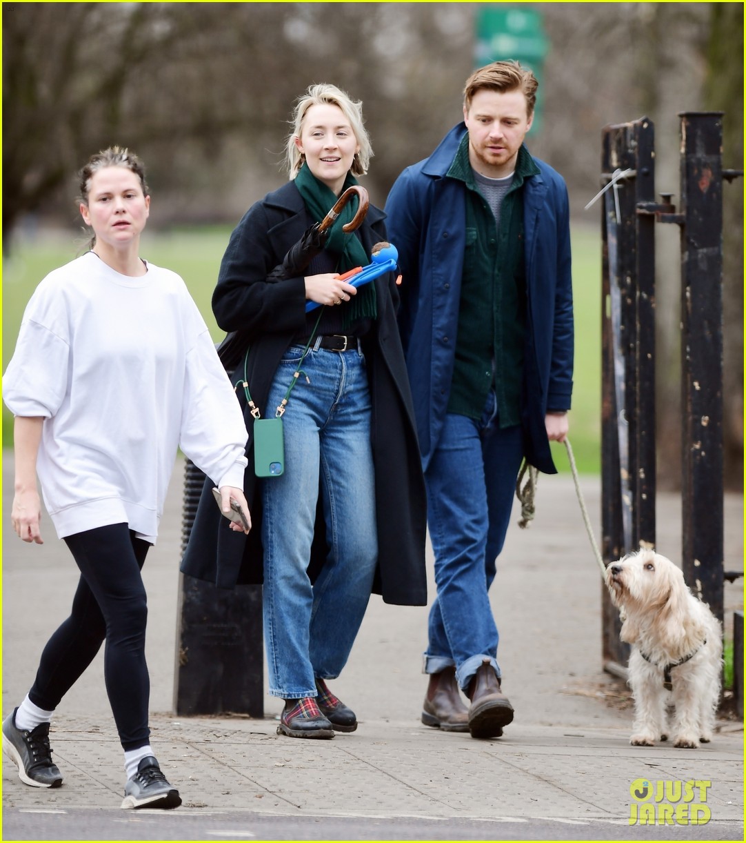 Saoirse Ronan Spotted with Longtime Boyfriend Jack Lowden While Walking ...
