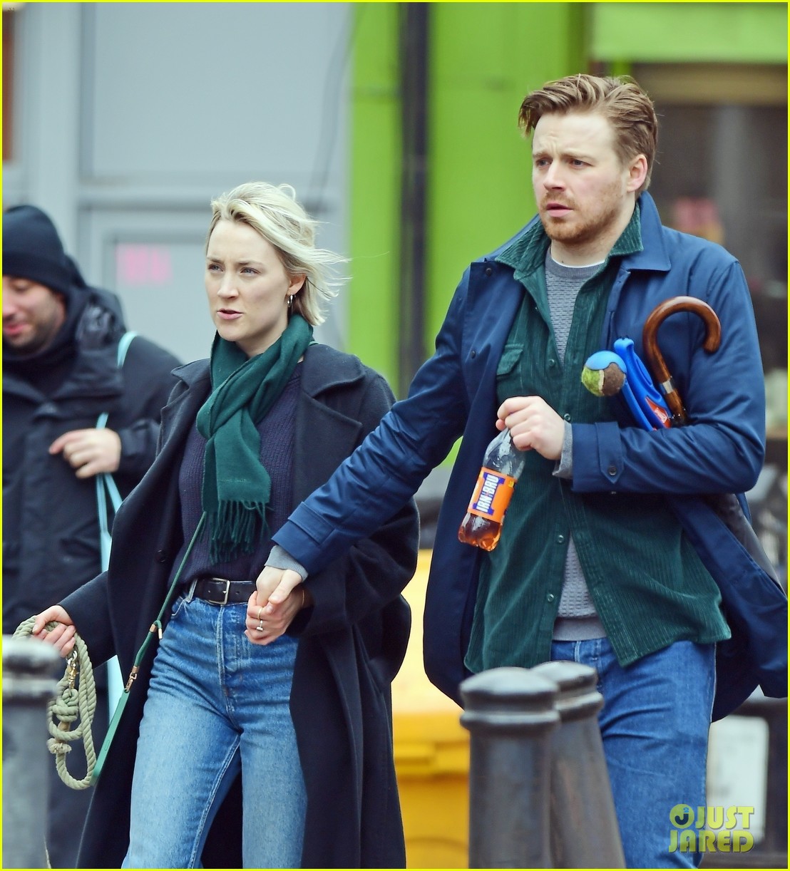 Saoirse Ronan Spotted with Longtime Boyfriend Jack Lowden While Walking ...