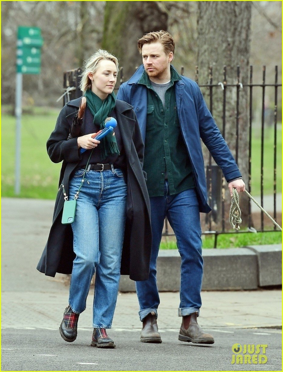 Saoirse Ronan Spotted with Longtime Boyfriend Jack Lowden While Walking ...