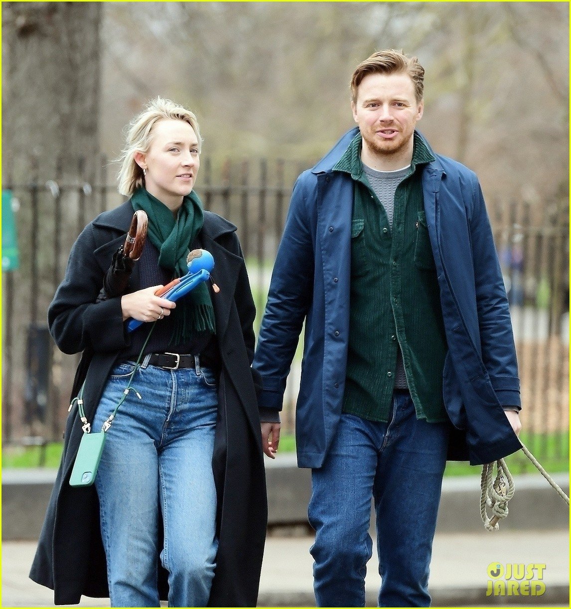 Saoirse Ronan Spotted with Longtime Boyfriend Jack Lowden While Walking ...