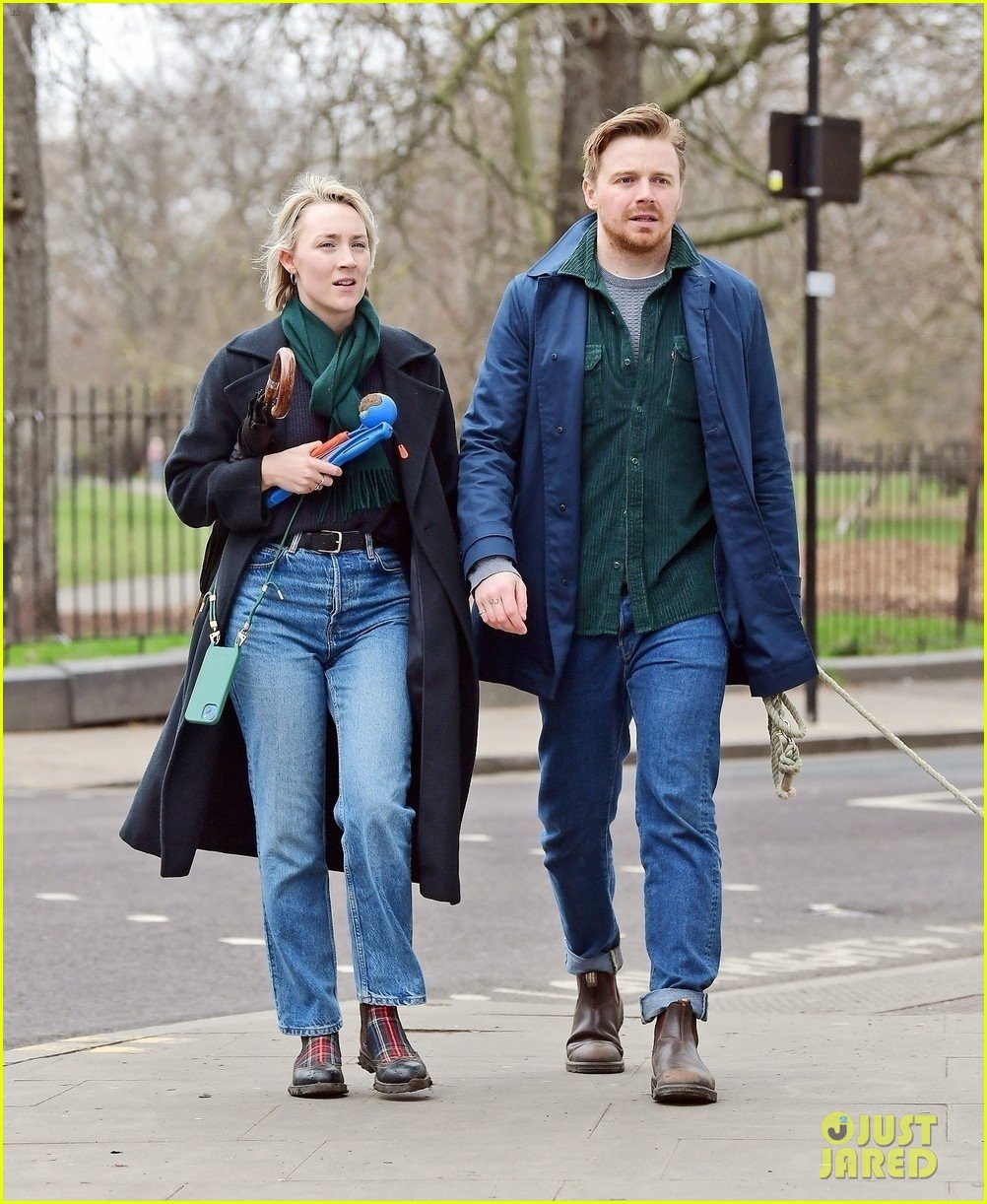 Saoirse Ronan Spotted with Longtime Boyfriend Jack Lowden While Walking ...