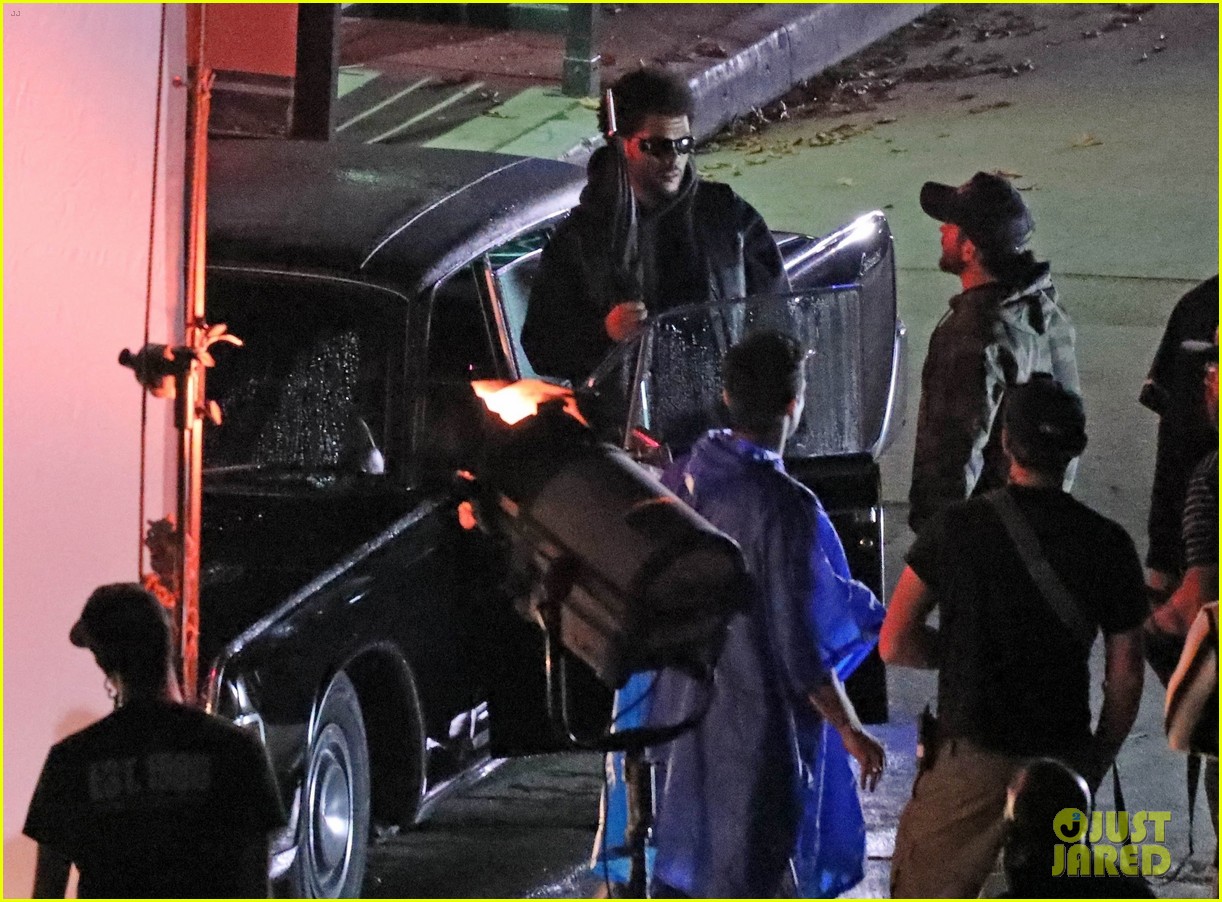 The Weeknd Shoots Night Scenes for a New Music Video: Photo 4891930 ...