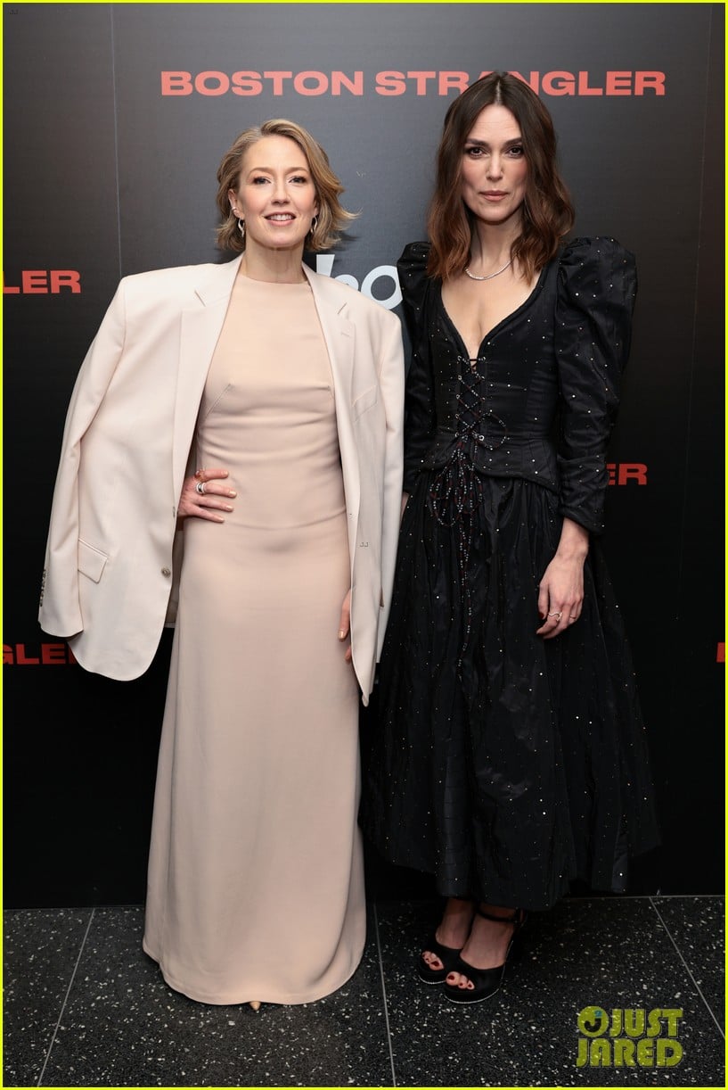 Keira Knightley & Carrie Coon Premiere 'Boston Strangler' Movie in NYC ...