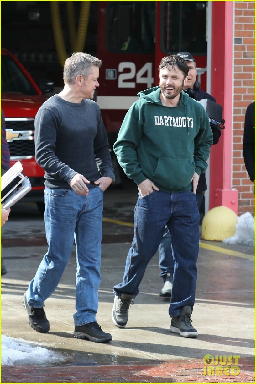 Matt Damon & Casey Affleck Get to Work Filming 'The Instigators' in ...