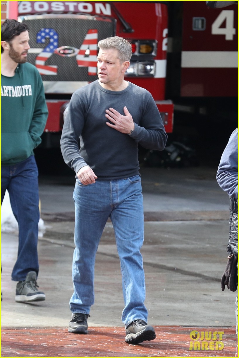 Matt Damon & Casey Affleck Get to Work Filming 'The Instigators' in ...