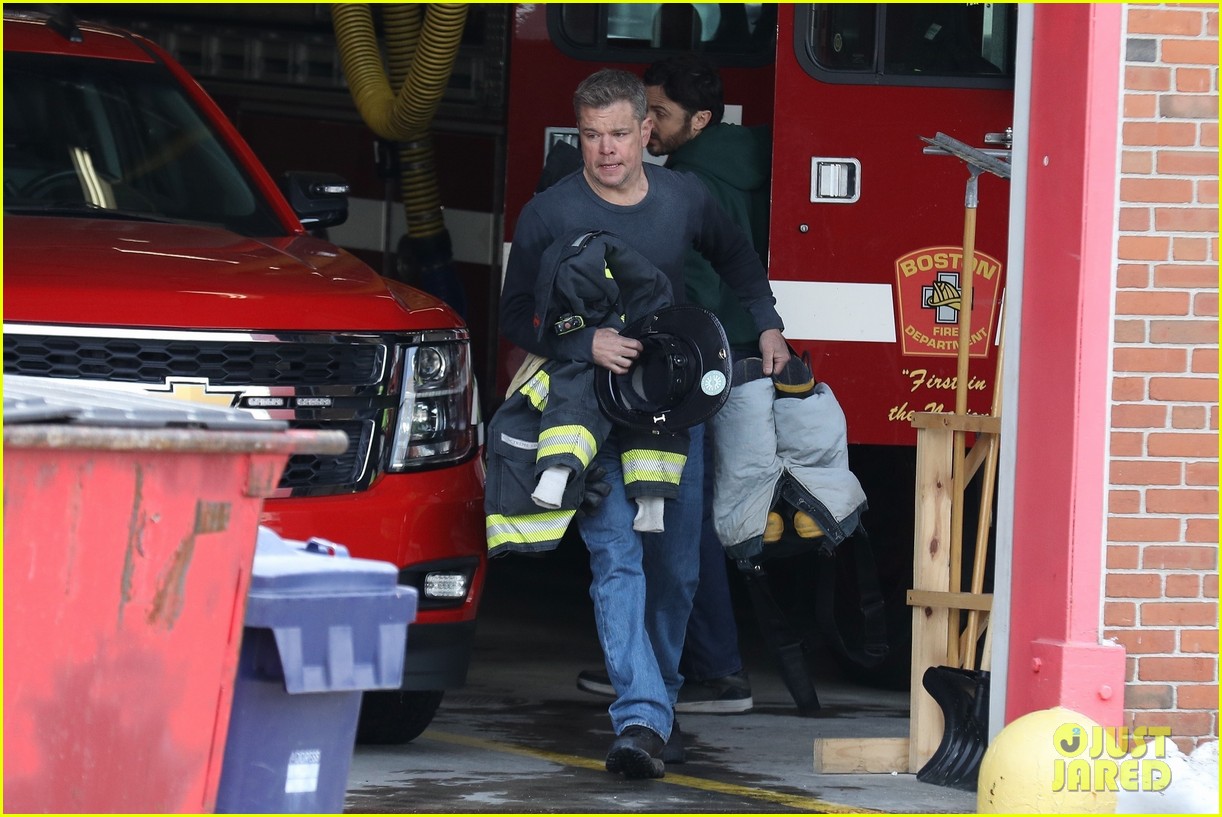 Matt Damon & Casey Affleck Get to Work Filming 'The Instigators' in ...