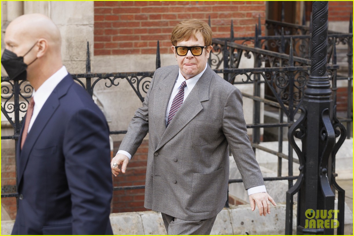 Elton John & Prince Harry Leave Royal High Courts After First Day Of ...