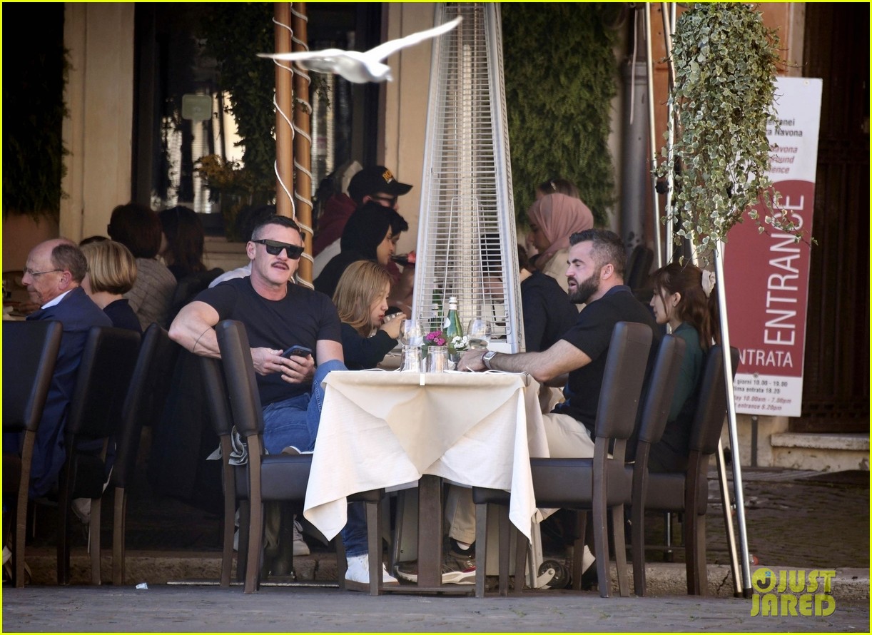 Luke Evans Spotted Sightseeing in Rome with Boyfriend Fran Tomas ...