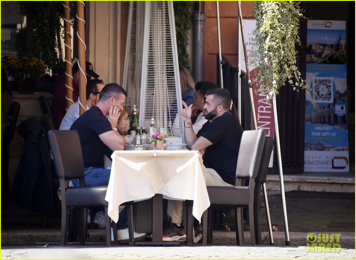 Luke Evans Spotted Sightseeing in Rome with Boyfriend Fran Tomas ...