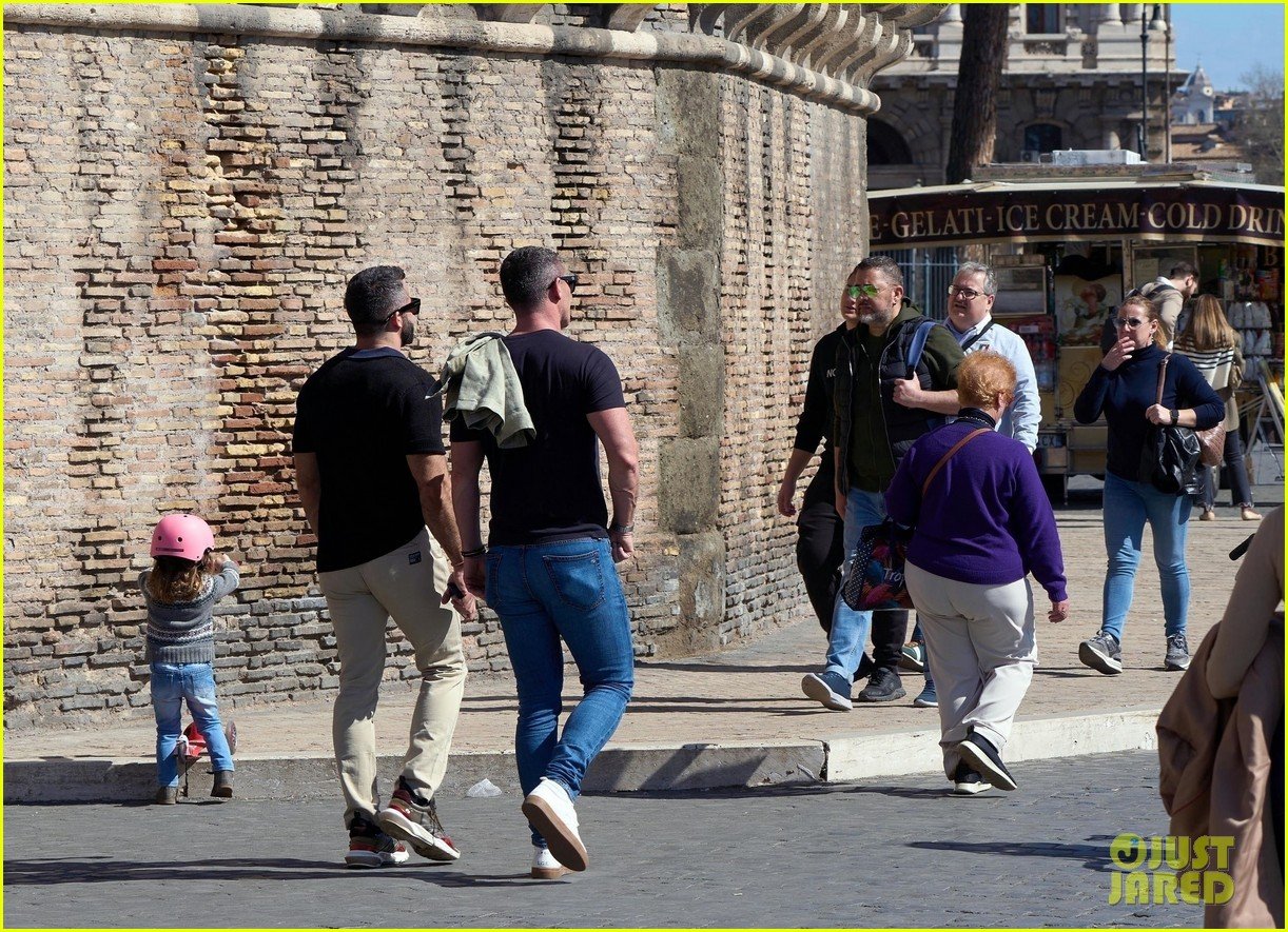 Luke Evans Spotted Sightseeing in Rome with Boyfriend Fran Tomas ...