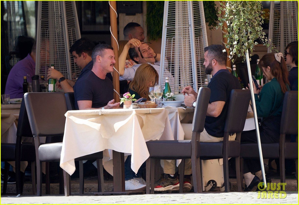 Luke Evans Spotted Sightseeing in Rome with Boyfriend Fran Tomas ...