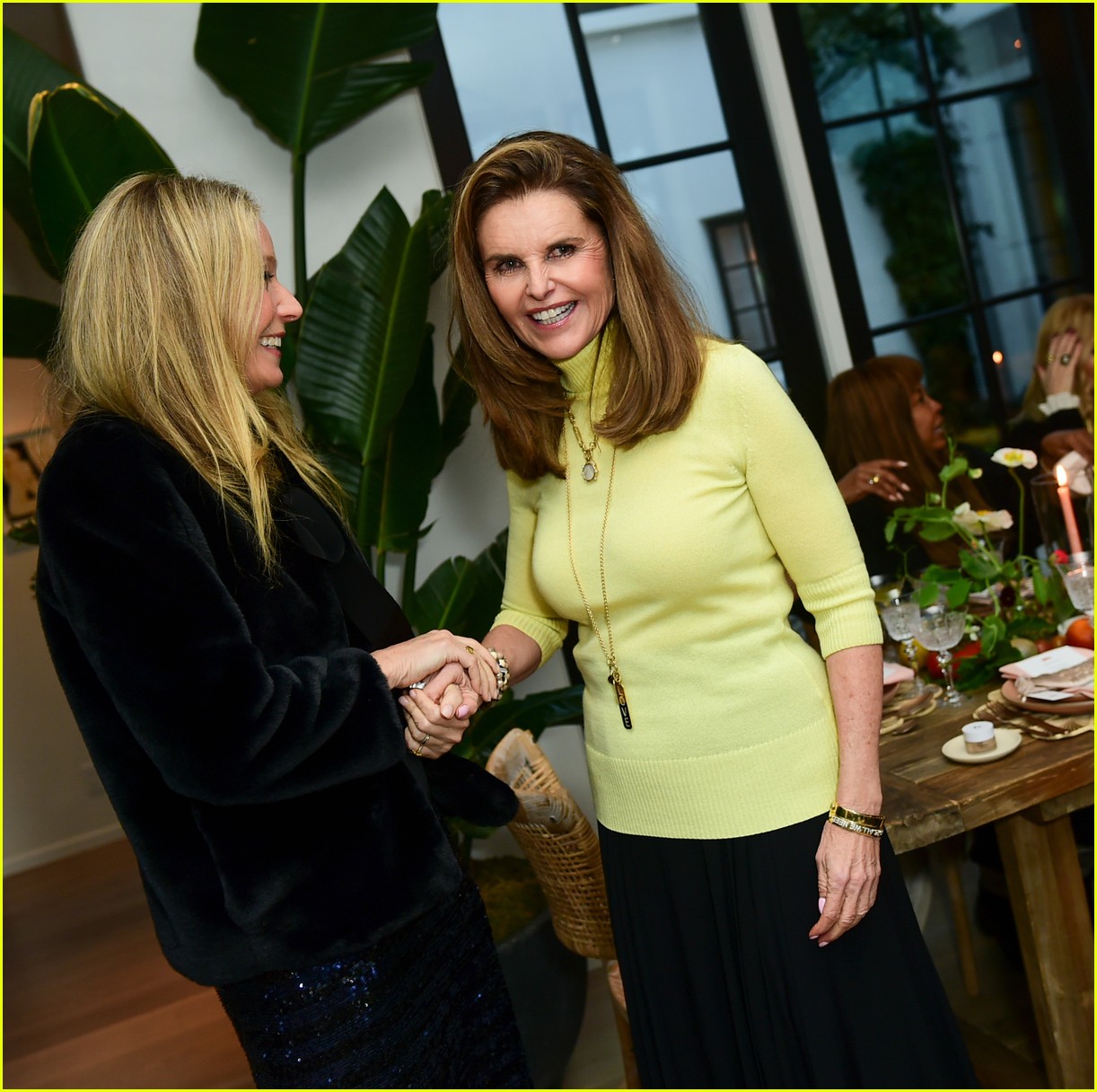 Gwyneth Paltrow Celebrates New Goop Drop With Maria Shriver at Star ...