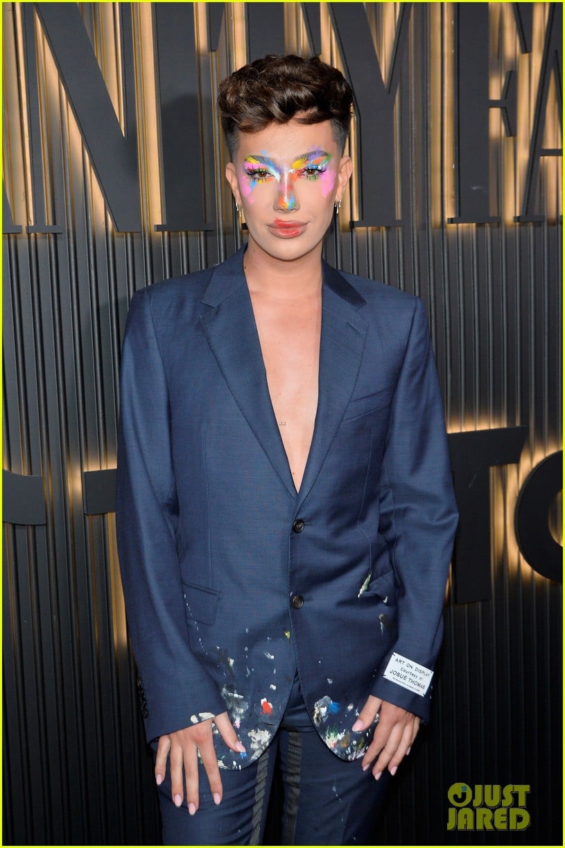 James Charles Drenches Himself in Blood for 'Scream 6' Premiere, Paints ...