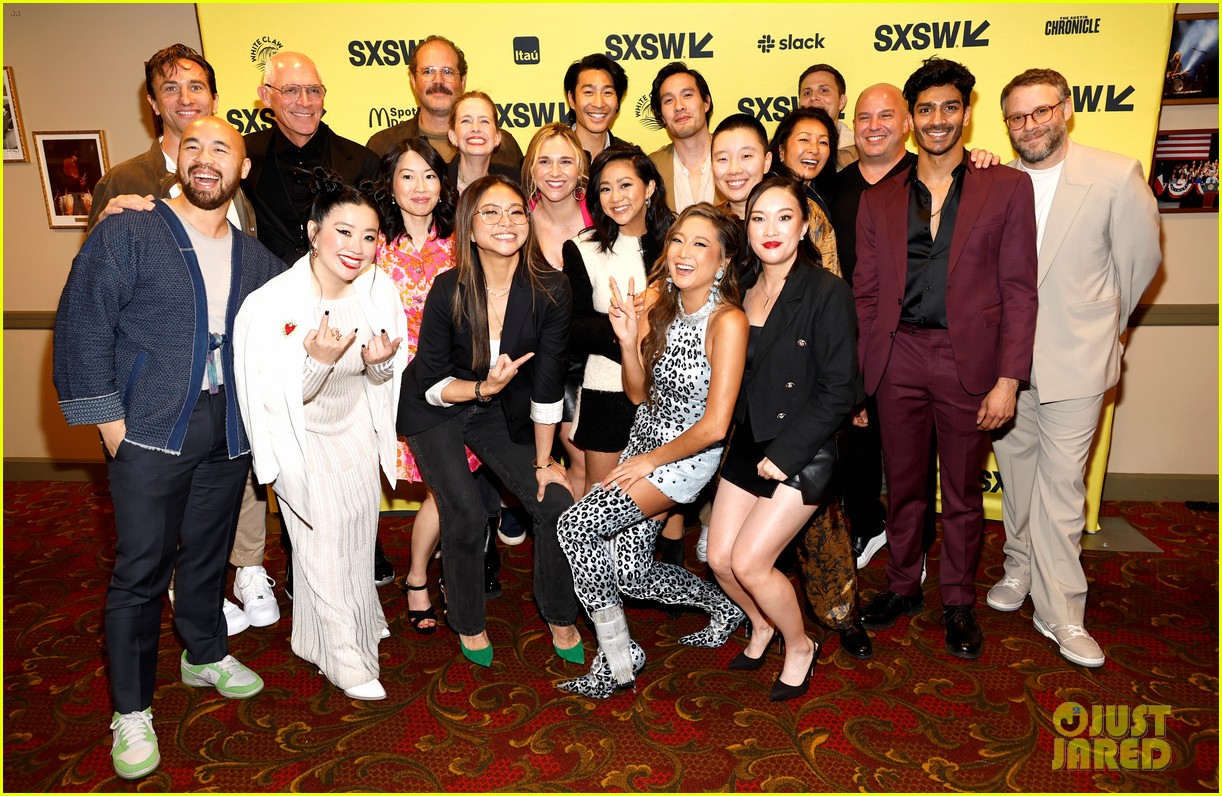 Stephanie Hsu, Sherry Cola, Ashley Park, & Sabrina Wu Buddy Up at 'Joy ...