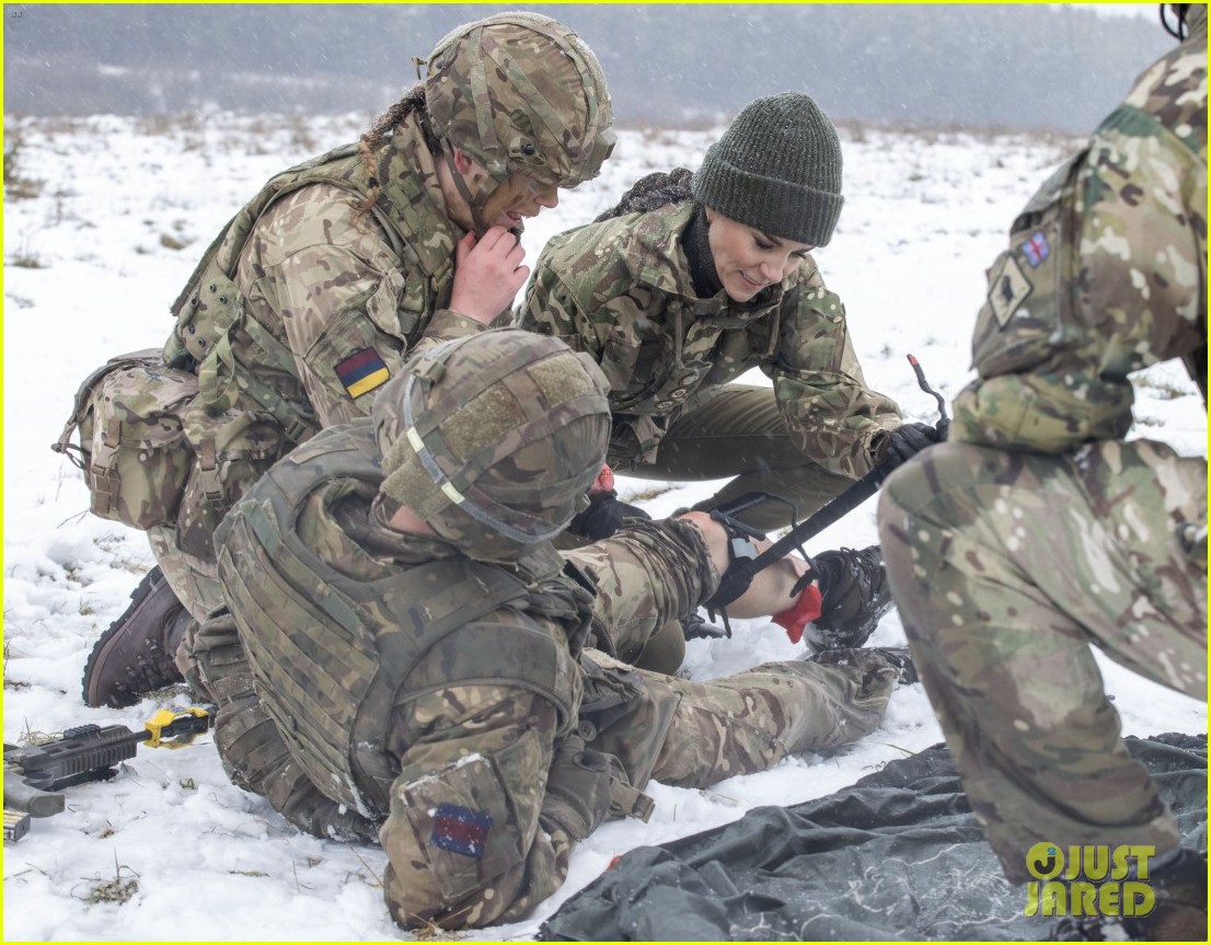 Kate Middleton Participates in Military Training Exercises During Irish ...