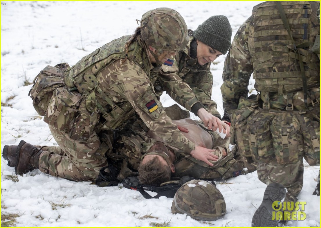 Kate Middleton Participates in Military Training Exercises During Irish ...