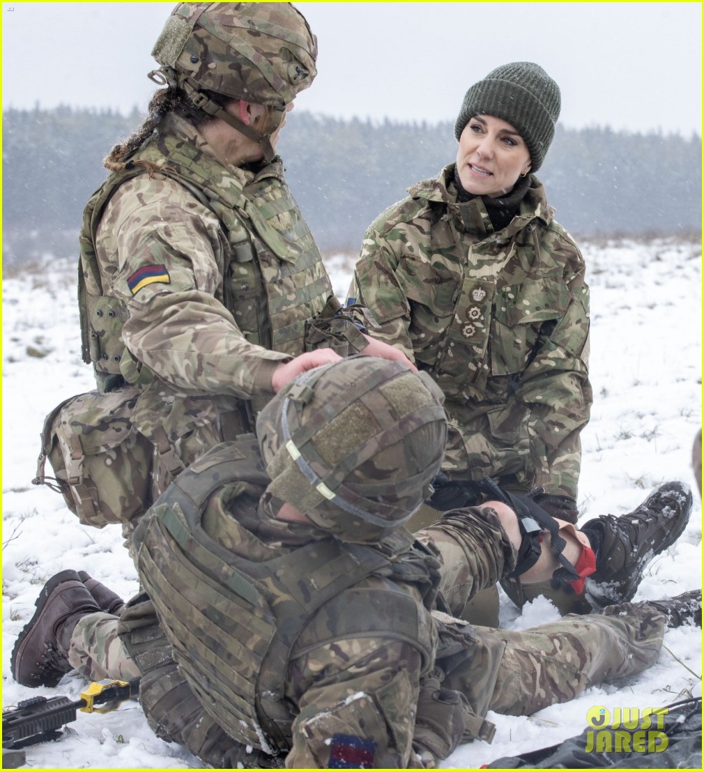 Kate Middleton Participates in Military Training Exercises During Irish ...