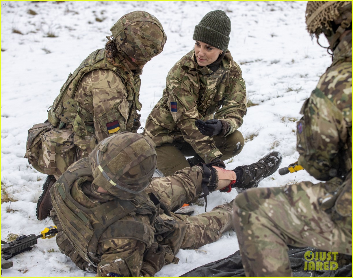 Kate Middleton Participates in Military Training Exercises During Irish ...