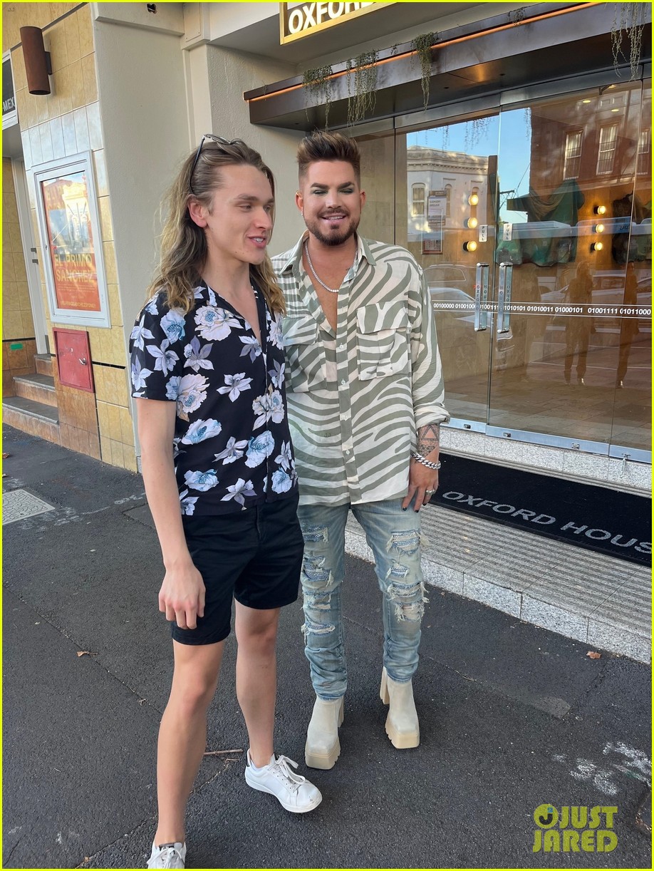 Adam Lambert Greets Fans During a Day Out in Sydney (Photos): Photo ...