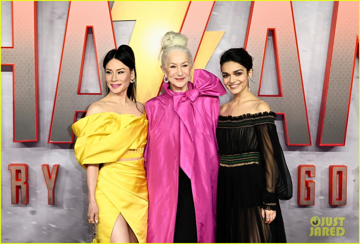 Zachary Levi Joins Helen Mirren, Rachel Zegler, & Lucy Liu at 'Shazam! Fury of the Gods ...