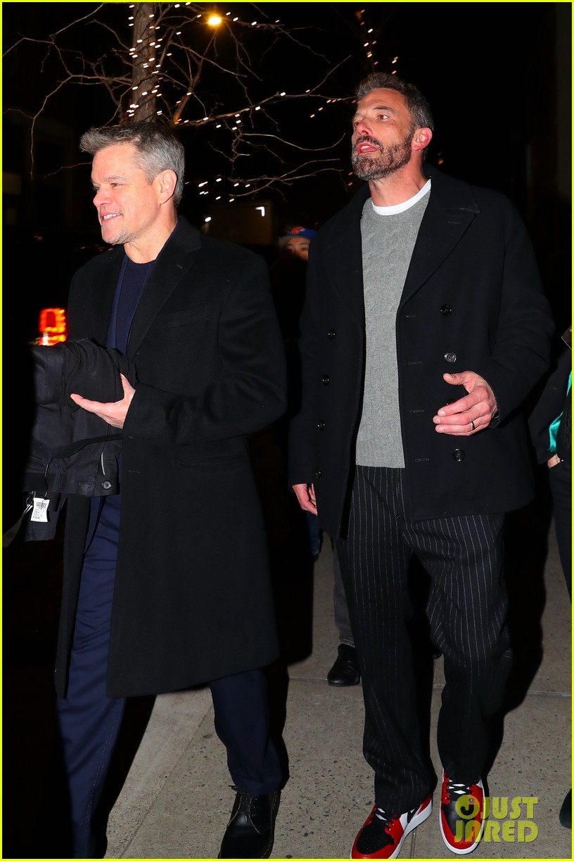 BFFs Ben Affleck & Matt Damon Get Some Fresh Air In Between 'AIR' Promo Events: Photo 4911255 ...