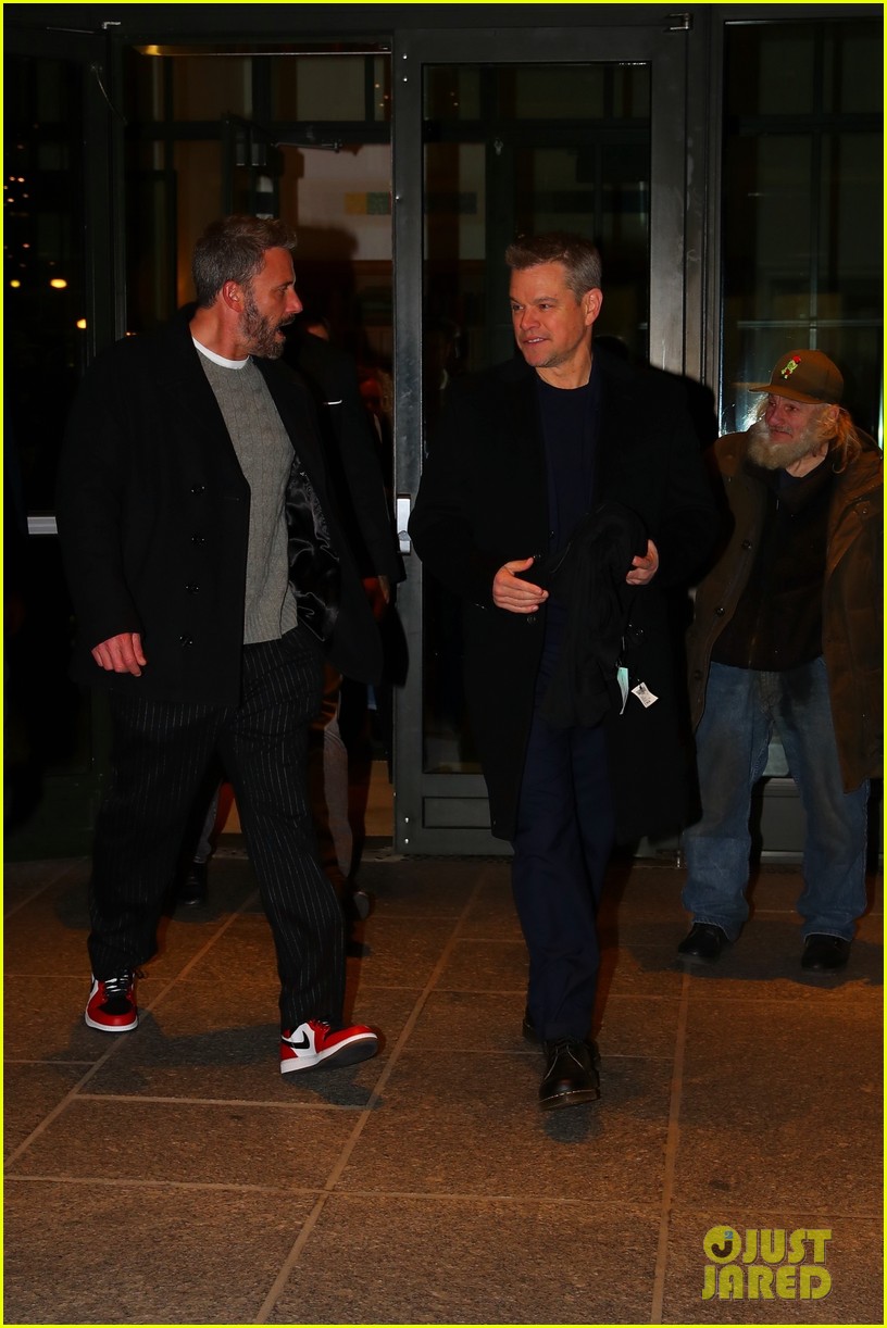 BFFs Ben Affleck & Matt Damon Get Some Fresh Air In Between 'AIR' Promo Events: Photo 4911259 ...