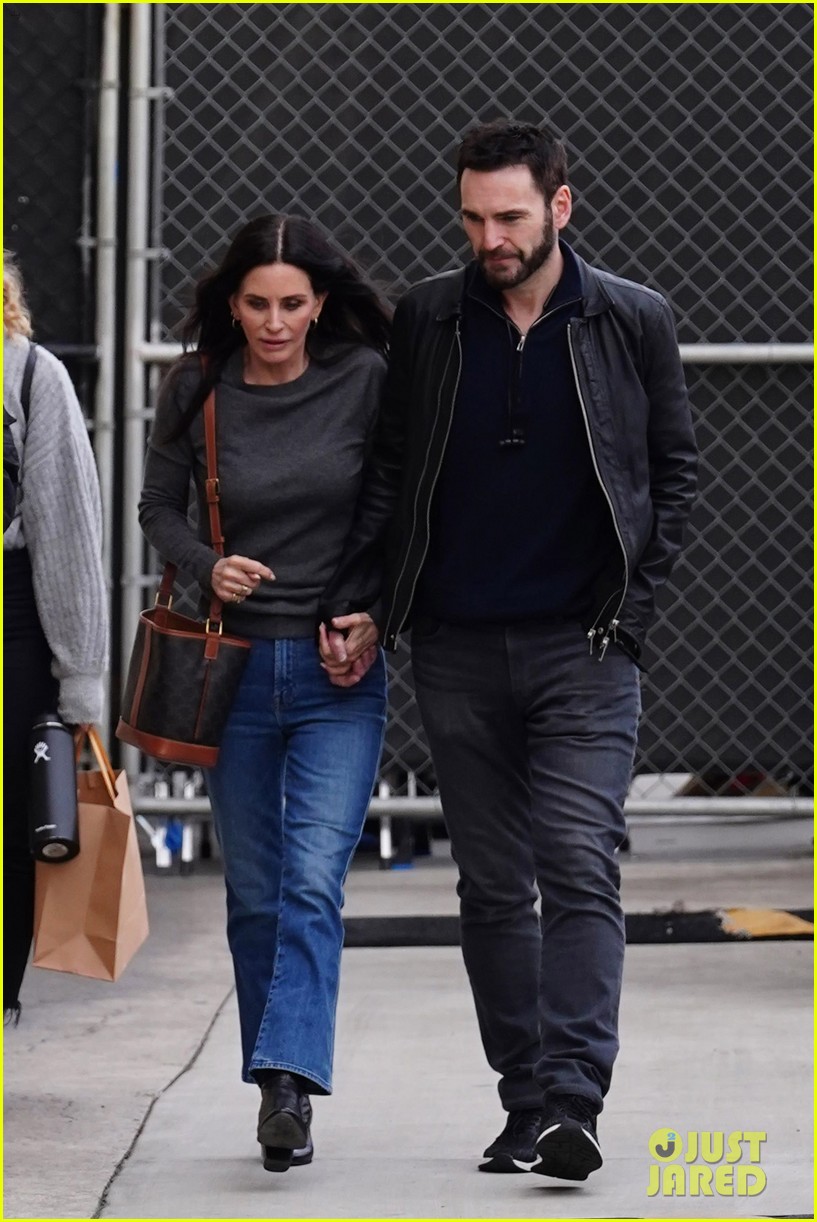 Courteney Cox & Longtime Love Johnny McDaid Hold Hands While Arriving ...