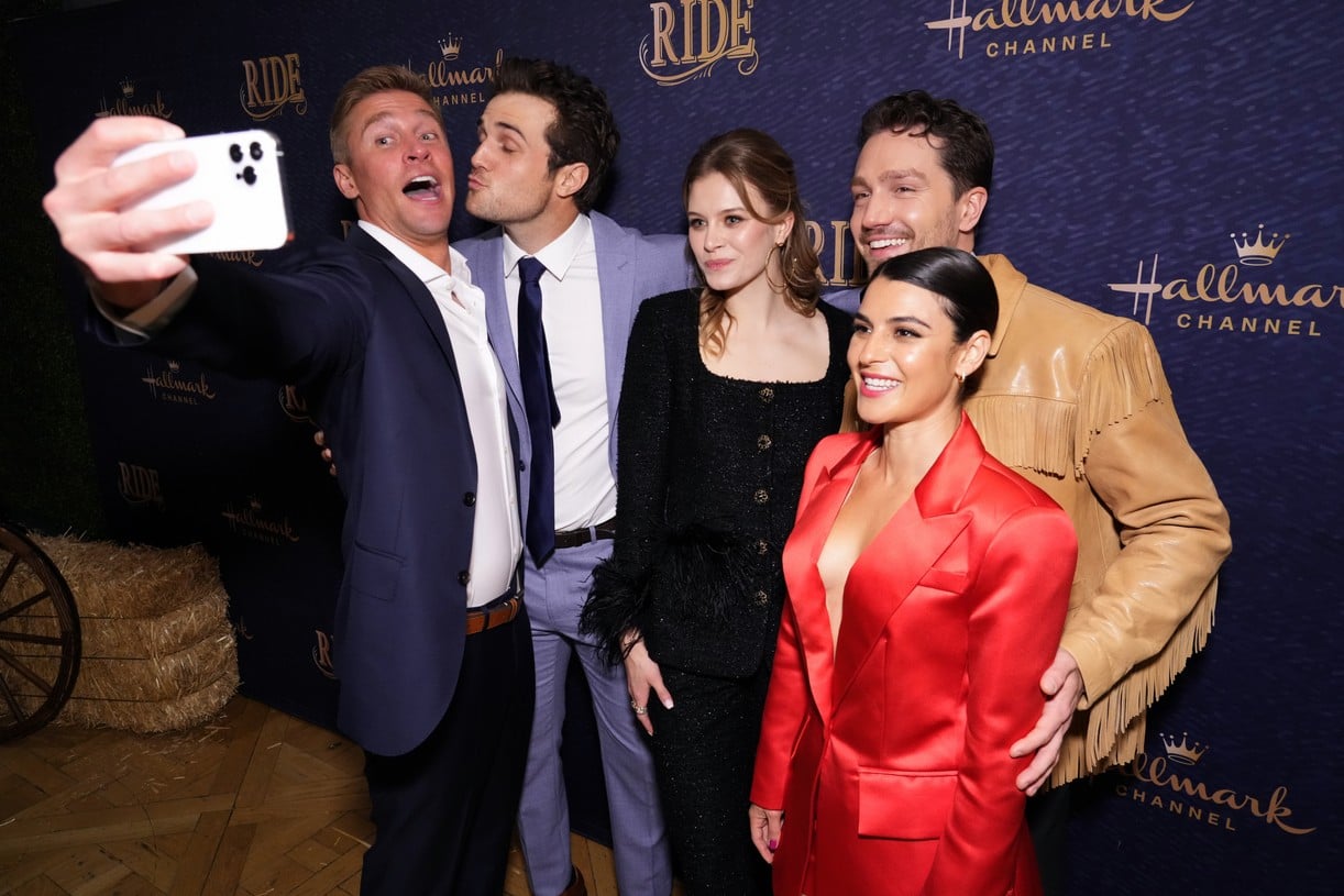 Chyler Leigh Supports Tiera Skovbye, Nancy Travis & More at Hallmark's ...