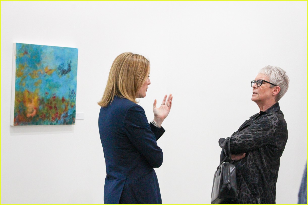 Sharon Stone Debuts ‘Shedding’ Art Show, Jamie Lee Curtis Lends Support ...