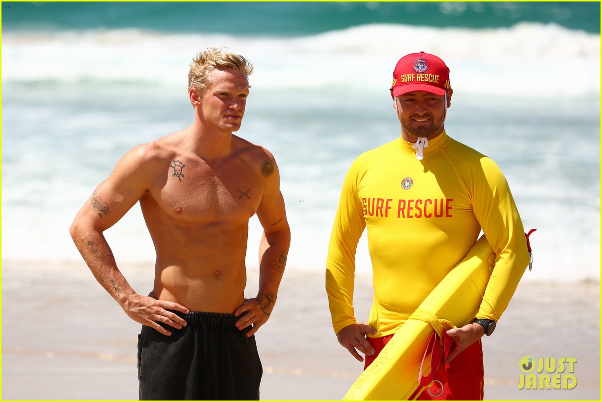 Cody Simpson Goes Shirtless, Bares Ripped Body During Beach Safety Demonstration in Australia ...