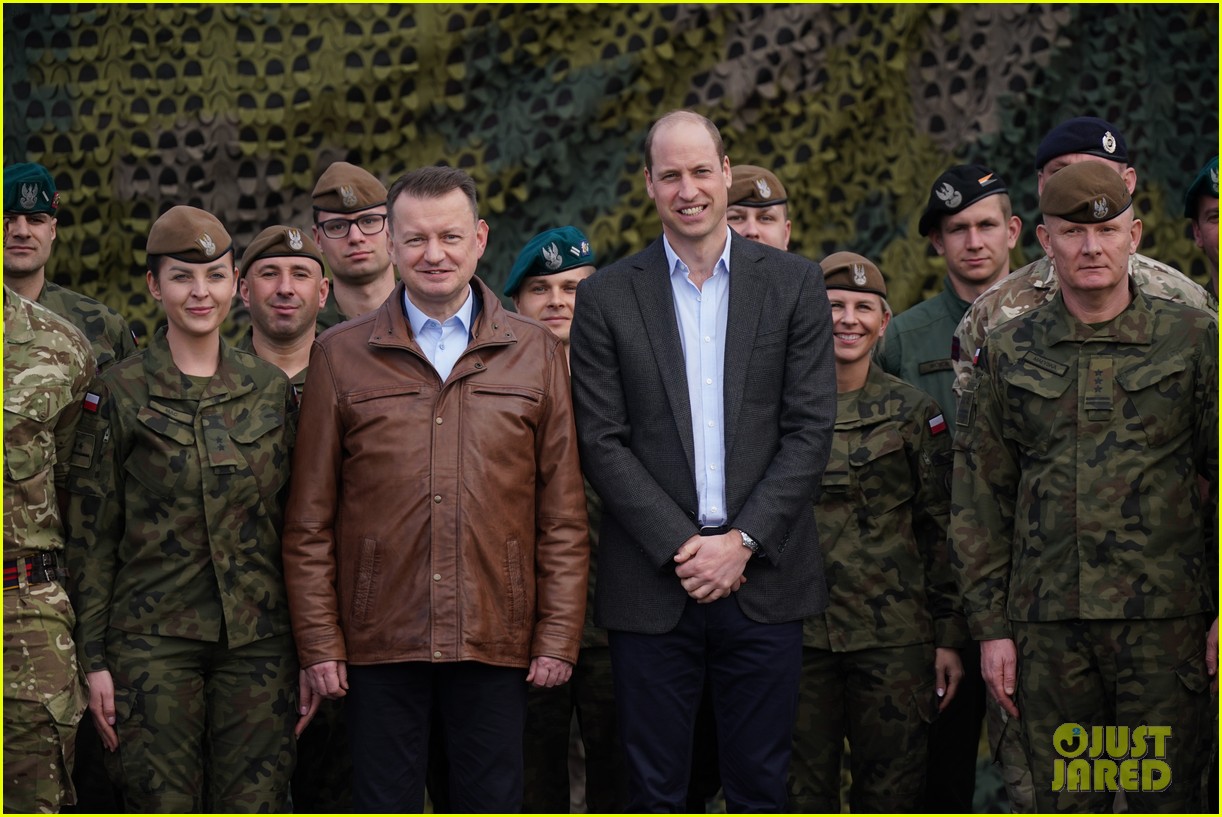 Prince William Meets with Troops During Surprise Visit Near Ukrainian ...