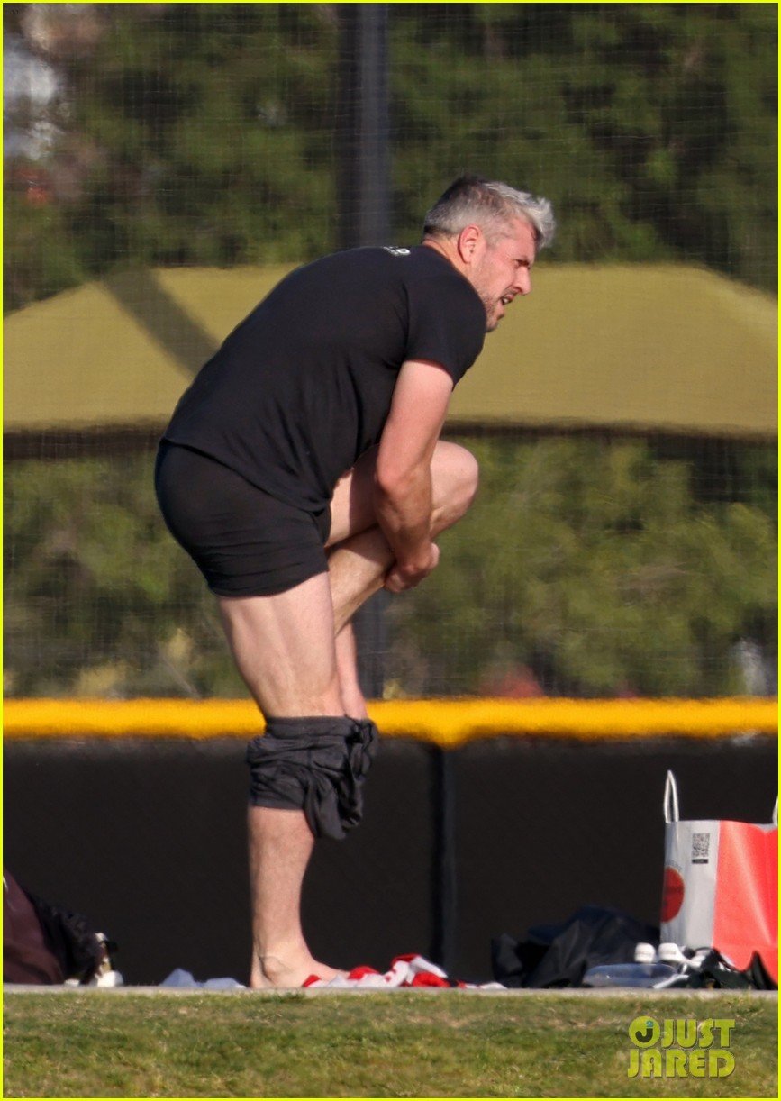 Ant Anstead Strips Down to Underwear on Soccer Field While Changing ...