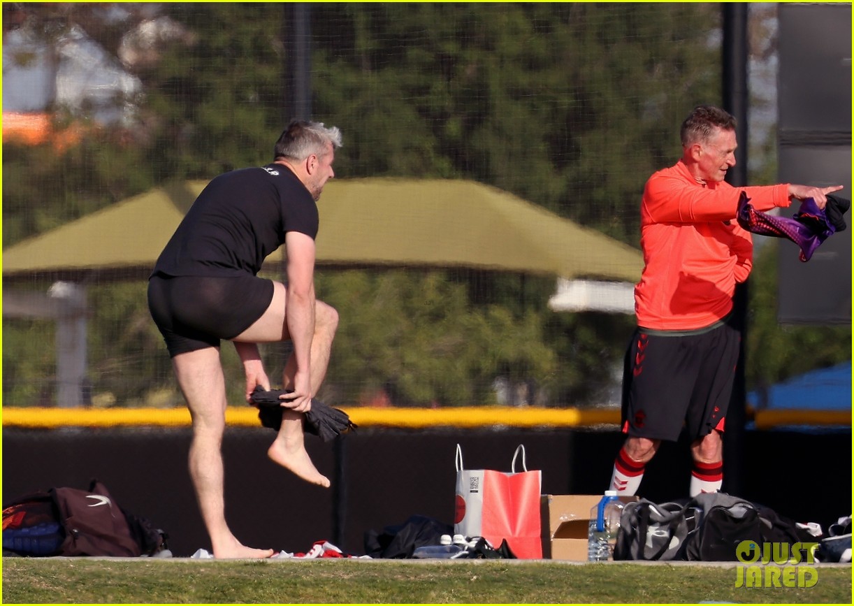 Ant Anstead Strips Down to Underwear on Soccer Field While Changing ...