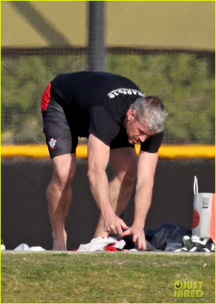 Ant Anstead Strips Down to Underwear on Soccer Field While Changing ...