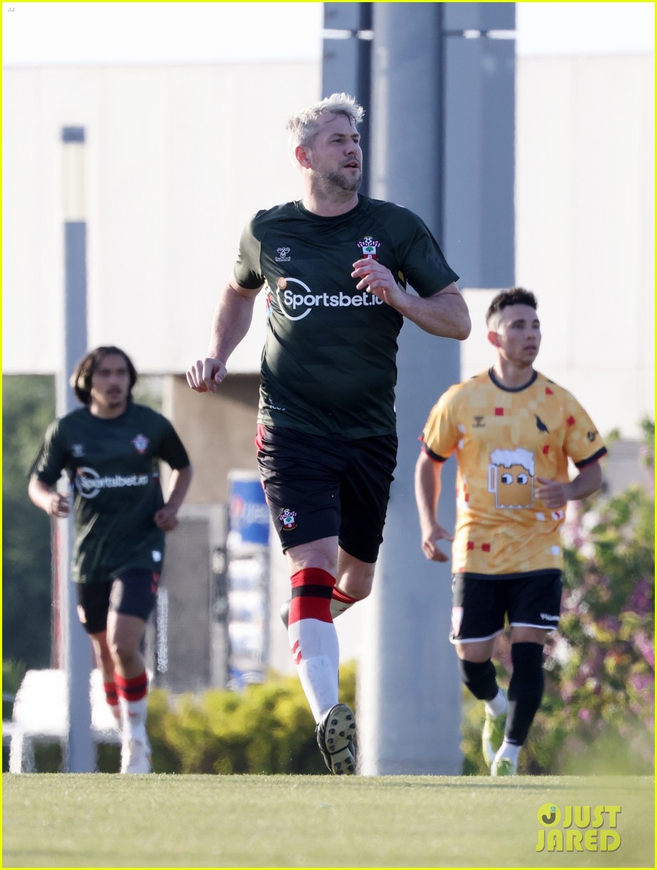 Ant Anstead Strips Down to Underwear on Soccer Field While Changing ...