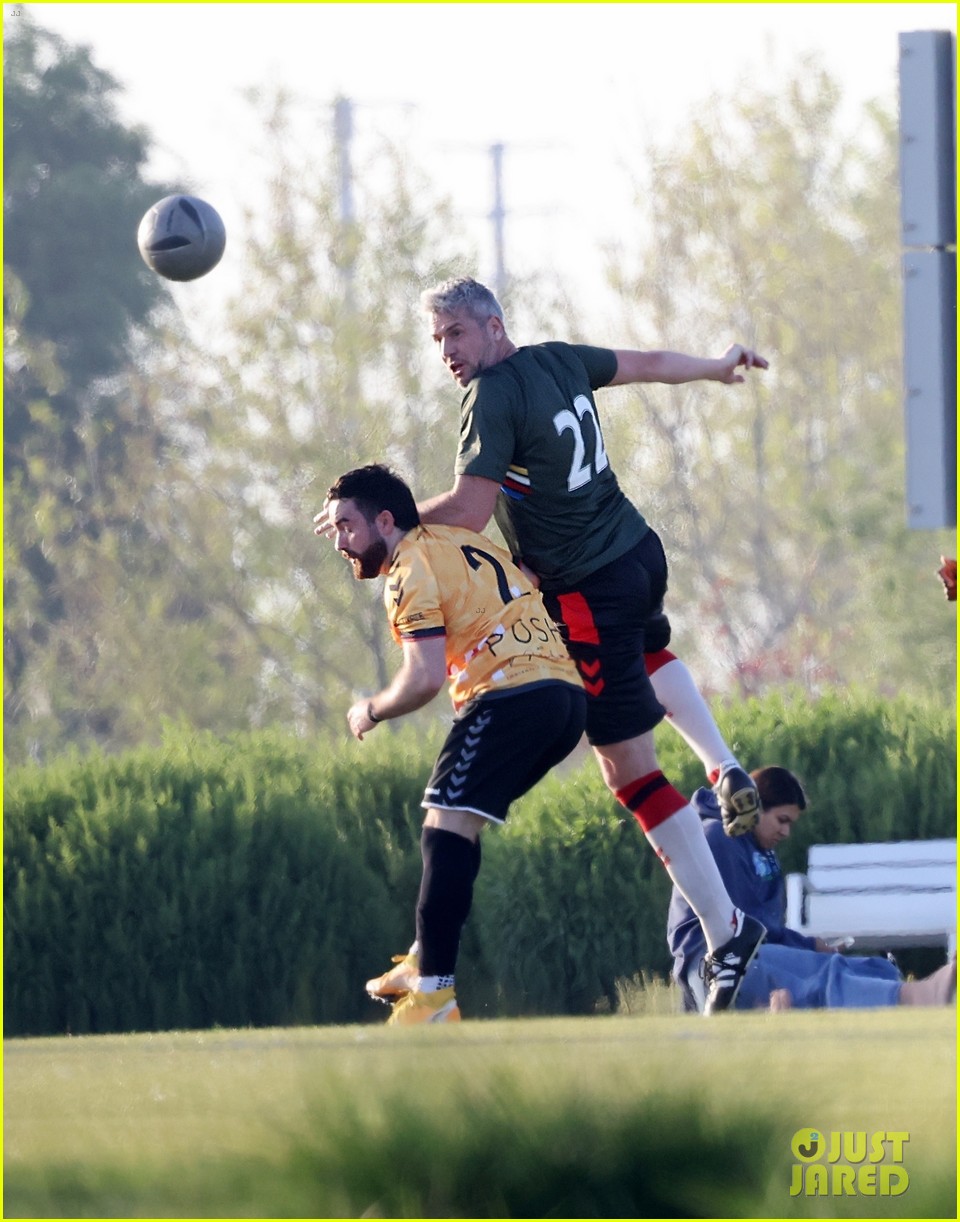 Ant Anstead Strips Down to Underwear on Soccer Field While Changing ...