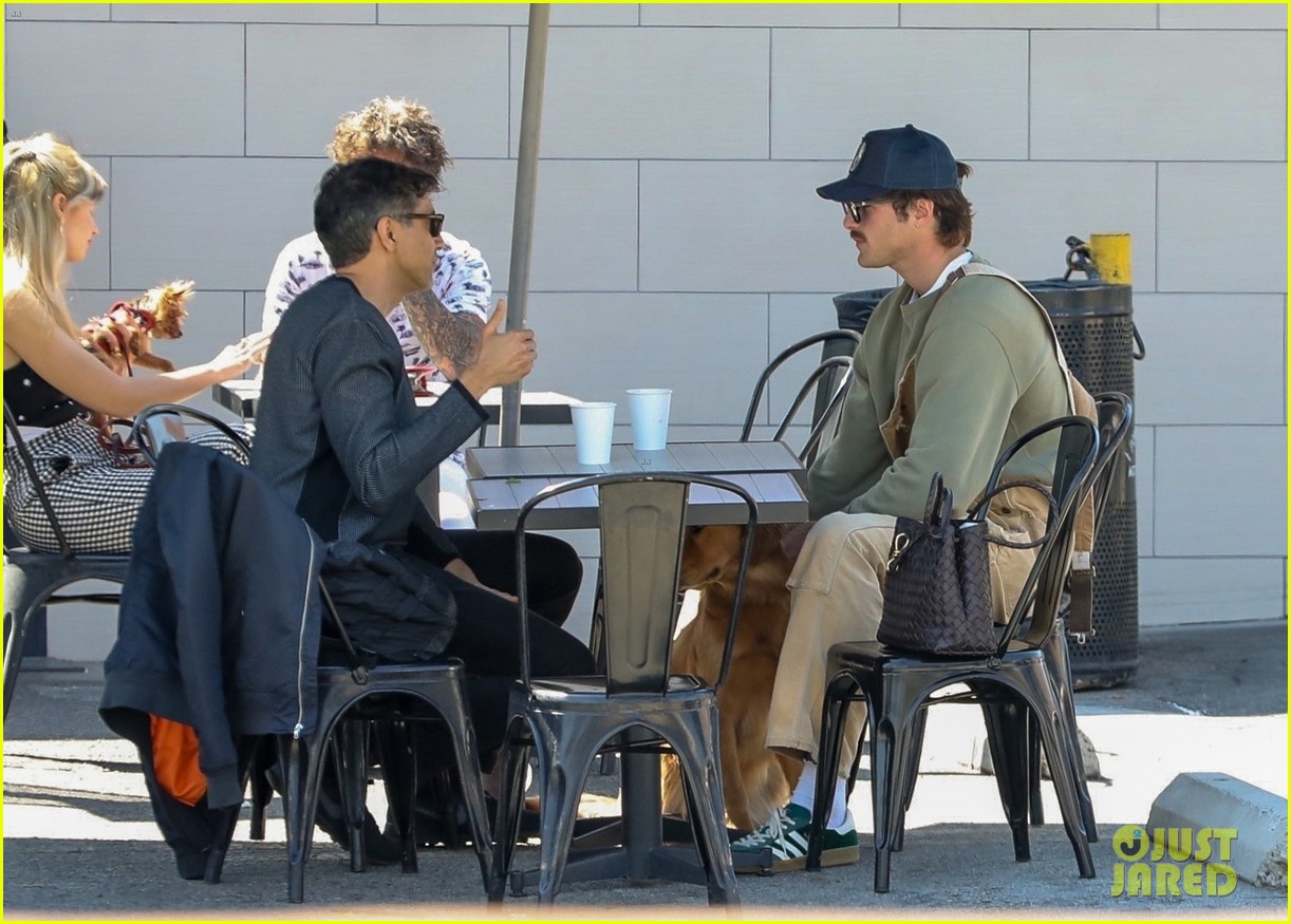 Jacob Elordi Wears Overalls While Meeting Up with a Friend for Coffee ...