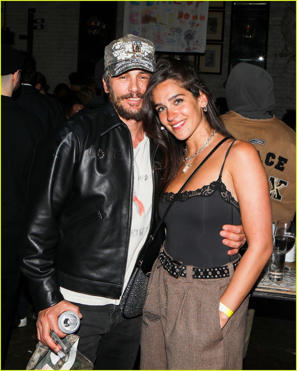 James Franco Celebrates Paly Apparel Launch With Girlfriend Izabel ...