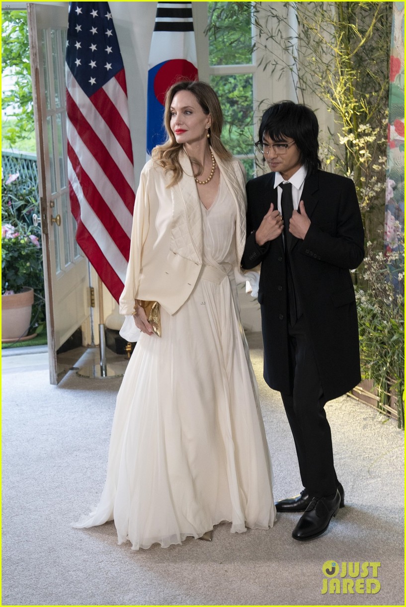 Angelina Jolie & Son Maddox Make Rare Appearance at White House State ...