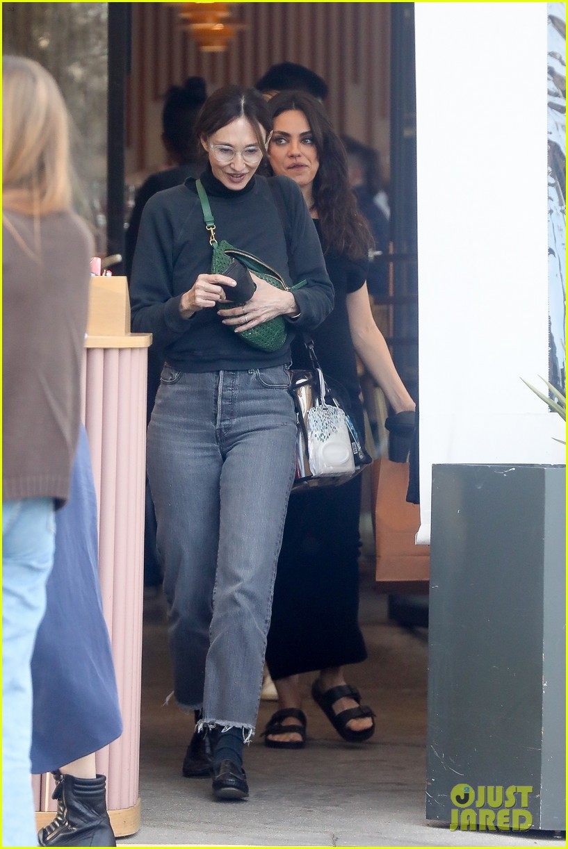 Mila Kunis Sports Fake Baby Bump on Set of 'Goodrich' with Co-Star ...