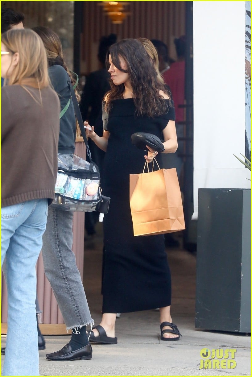 Mila Kunis Sports Fake Baby Bump on Set of 'Goodrich' with Co-Star ...