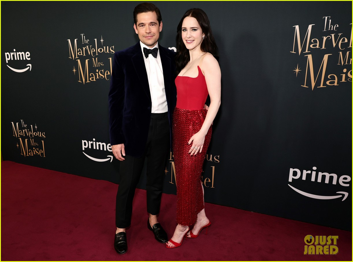 Rachel Brosnahan & Husband Jason Ralph Attend 'The Marvelous Mrs ...