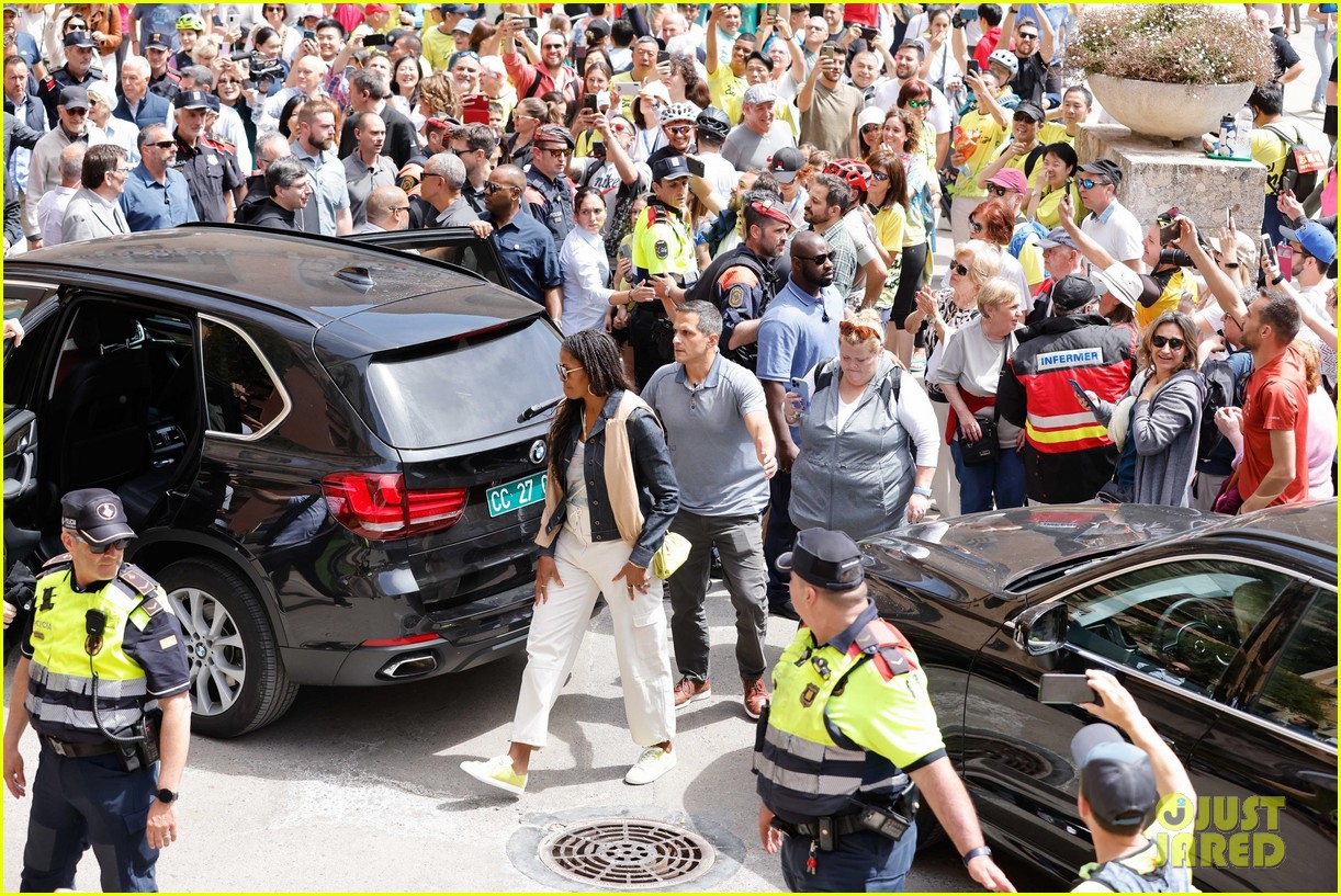 Barack & Michelle Obama Visit Montserrat Monastery in Spain While on ...