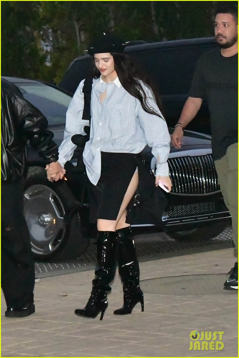 Newly Engaged Rosalia & Rauw Alejandro Hold Hands During Romantic Date ...